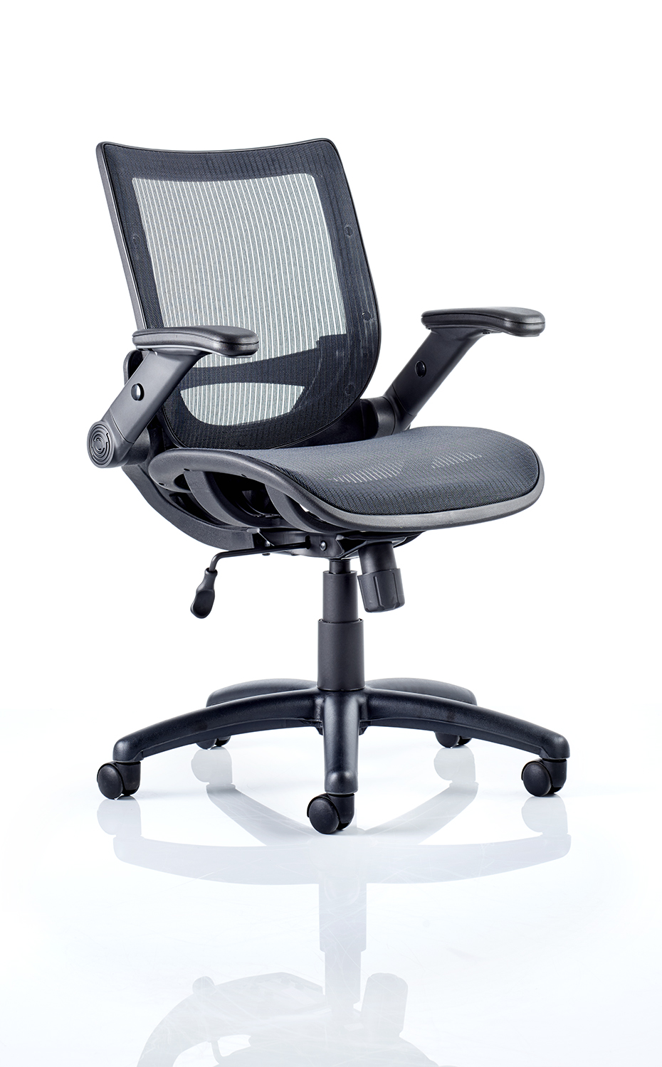 Fuller Task Operator Mesh With Folding Arms Task Operator Chair - The ...